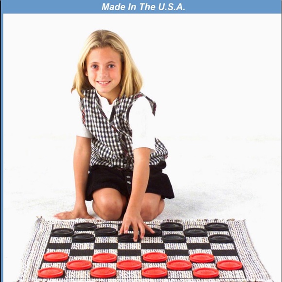 Games | Giant Portable Checker Game | Poshmark